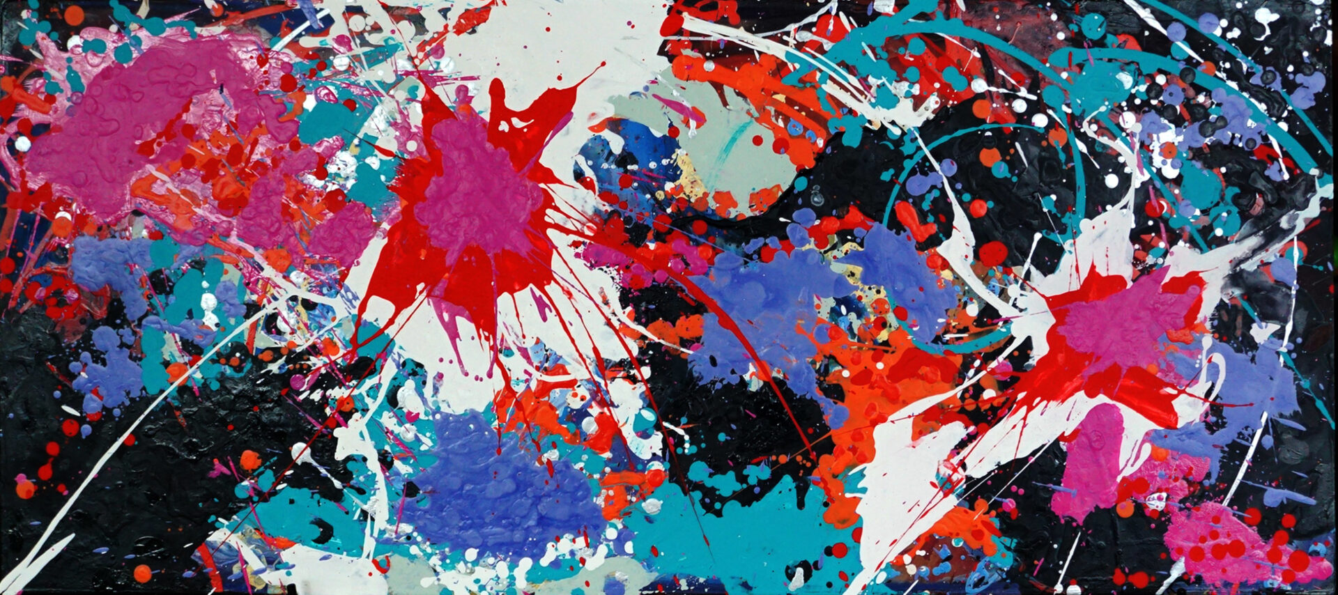 Terry Kruse Expressive Abstracts – Fluid, no brush abstract art dreamscapes